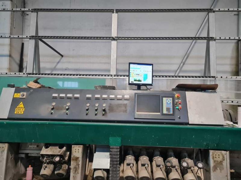 Bottero Variant-810BC, Vertical Glass Edge Grinder, 10-Spindle, 18 FPM ...