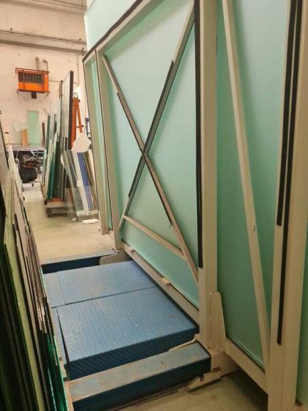 RBB Auto-2632-20, Glass Storage Racks, 18+2 Positions, 40 Ton, 102" x ...