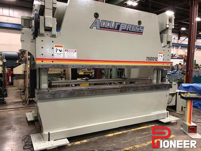 500 Tons, Accurpress #500-Ton-X12, CNC hydraulic press brakes, 10 ...