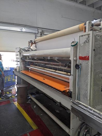 Tissue Converting line, Perini, 2 unwind stands for 2 ply, rewinder ...