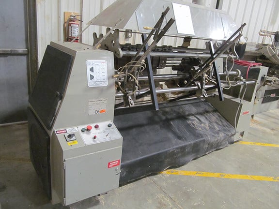 6-3/16" x 63" Calpe #L6-1600, Semi-Autmatic Turning Sander, 6-spindle ...