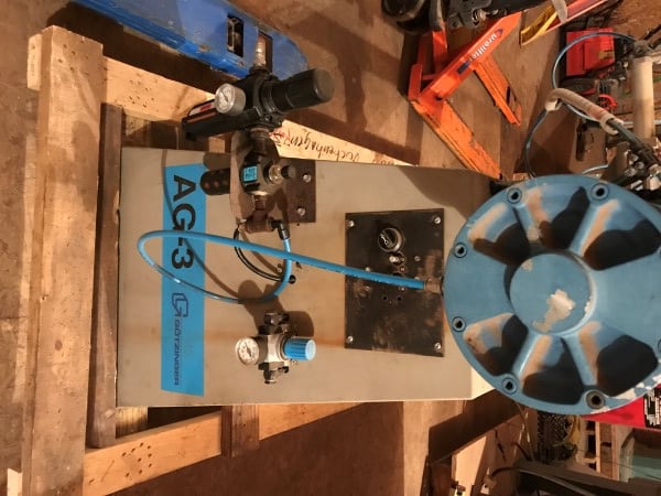 Festo / Goetzinger #AG-3, Louver Swedger/Chamfering, 80 louver slats ...