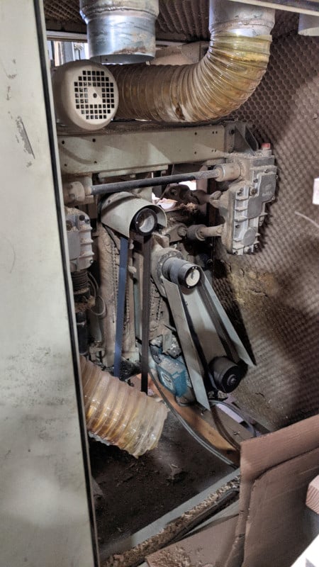 Weinig #Profimat-23, Feed Through Moulder, 6-Head (B-R-L-T-T-B), 9-1/16 ...