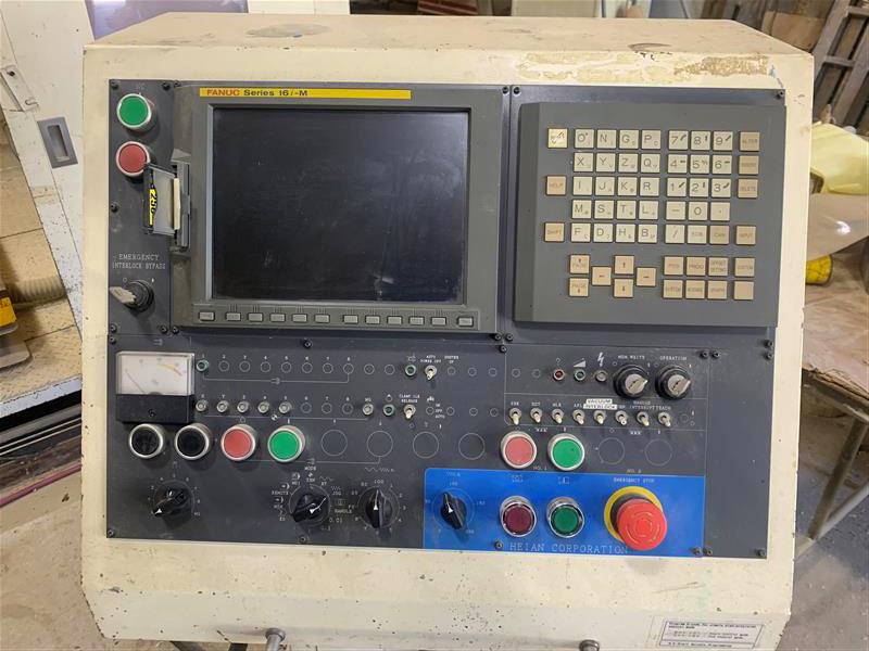 Heian FP-151-MC-2113, 5-Axis CNC Router, 2600 mm at 60 MPM X, 1600 mm ...