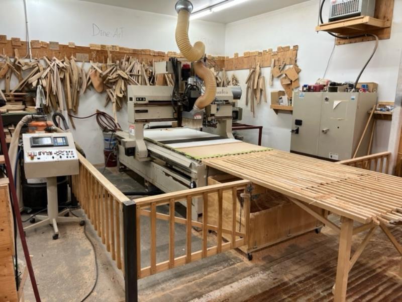 Andi Stratos-WFD, Flat Table Machine w/ATC/Boring, 48" x 96" vacuum ...