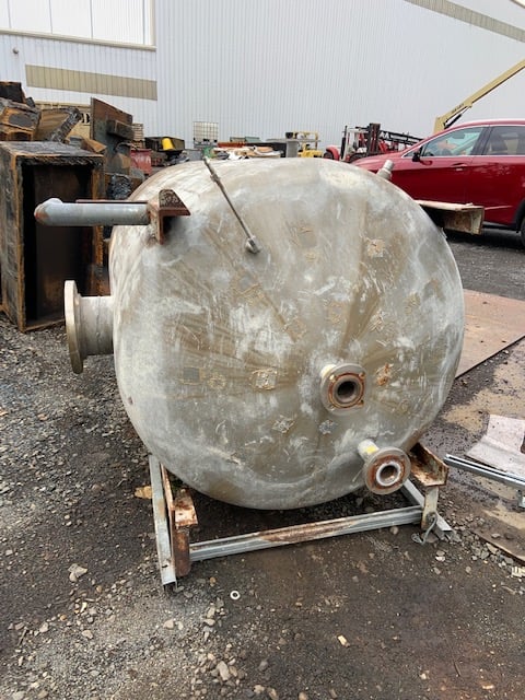 1000 gallon Dusenbery, Stainless Steel vacuum vessel, 20 psi/FV, side ...