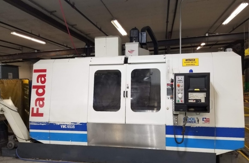 Fadal #VMC6535/50, vertical machining center, Fadal 32MP Control, 65" X ...