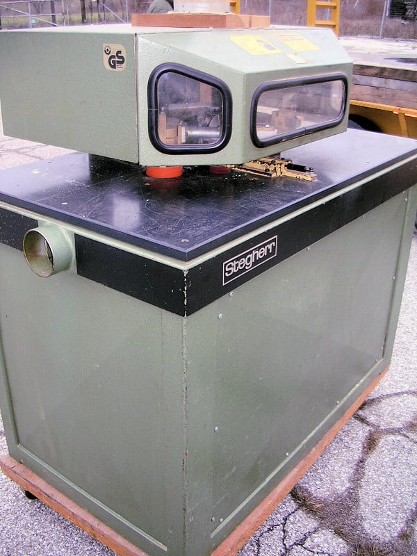 Stegherr #BOF, Arch Moulder w/o Tilting Spindle, Feeds and contours ...