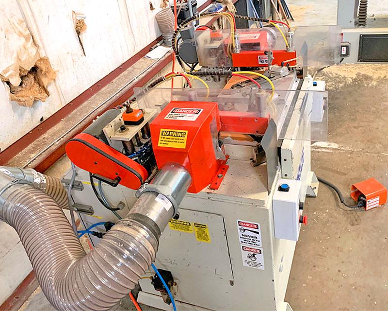 Unique #313, Cope & Bore Automatic Shaper, (2) 5 HP w/1-1/4" spindles ...