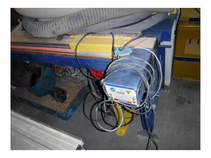 14" C T D #M-25RHC, Pneumatic Miter Cutoff Saw, 5" x 5" miter capacity ...