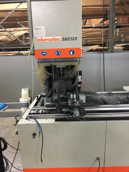 Elumatec #SBZ-122, Profile Machining Center, 3850 mm X, 350 mm Y, 280 ...
