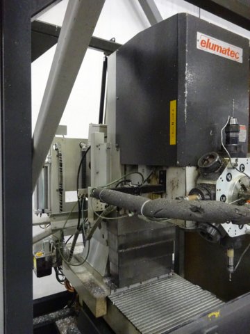 Elumatec #SBZ-130, Profile Machining Center, 11" x 132" main bed area ...