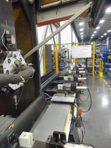 Elumatec #SBZ-130, Profile Machining Center, 11" x 132" main bed area ...