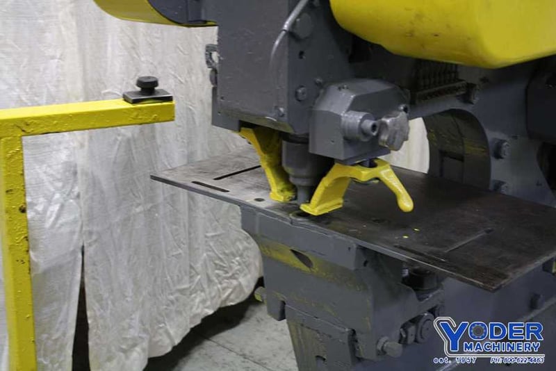 6" x 6" x 1/2" Peddinghaus #210-SUPER-20, ironworker, 105 Ton, 20 ...