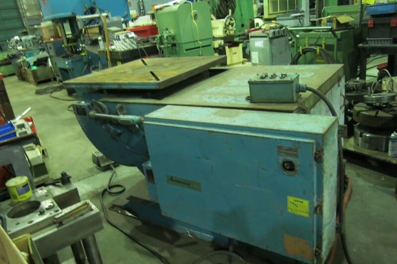 3000 lb. Aronso #RAB30, welding positioner, 46" squaring faceplate ...