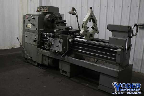 25" x 60" Polamco #TUR-63, hollow spindle engine lathes, 25" swing over ...