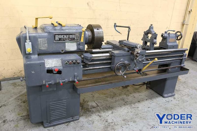 16-1/2" x 54" Rockford #16-economy, engine lathes, 16-1/2" swing over ...