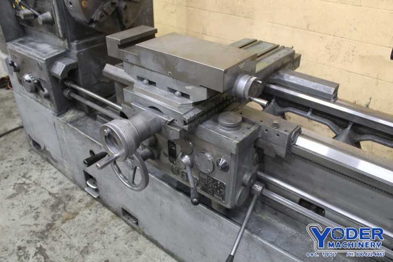24"/34" x 69"/96" Turri #T-300SB, sliding bed lathe, 24" swing over bed ...
