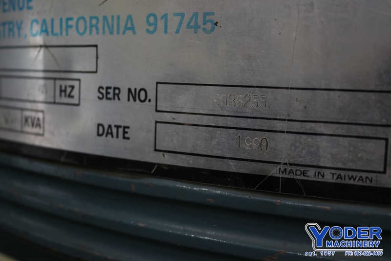 14" x 8" Rutland #26680360, vertical band saw, 22" x 20" table ...