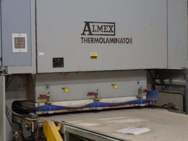 Shaw Almex #TL-6-59-114, Thermoforming Vacuum Press, 59" x 114" platen ...