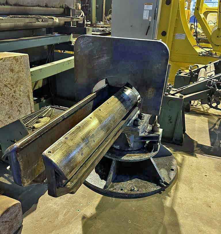 10000 lb. Paxson, 1 arm turnstile, 36" W, 42" L arm, hydraulic pushoff ...