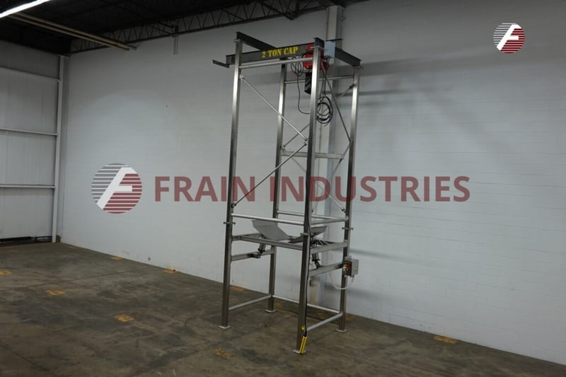 Bulk Bag / Super Sack Unloading System, AMS #SH-100, 4000 lb. capacity ...