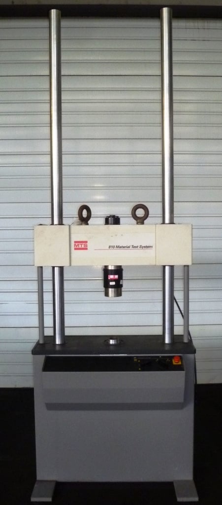 55 KIP (250KN) MTS #318.25, 2-column material fatigue test frame for ...