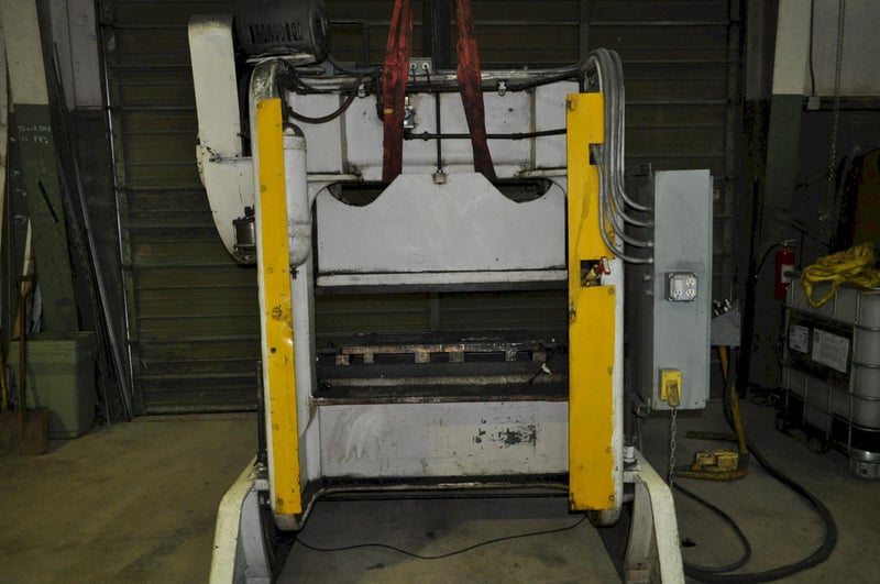 60 Ton, Rousselle #6B, double crank gap press, 4" stroke, 13" Shut ...