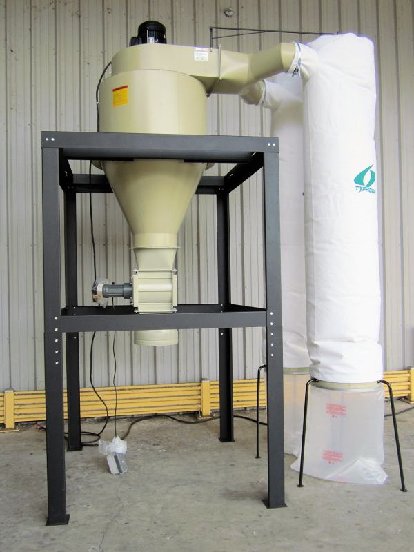 4850 cfm Extrema #DCY-750.3-TYPHOON, cyclone dust collector, 2 fabric ...