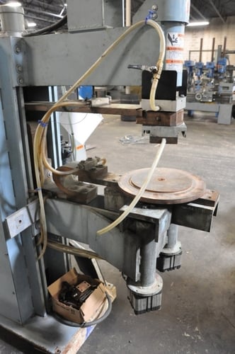 120 KVA H & H rotary seam/spot welder, 24" throat, water cooled, 50% ...
