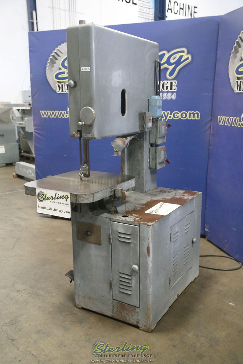 24" x 12" Grob #NS24, vertical band saw, 28" x24" table, #A7065 for ...