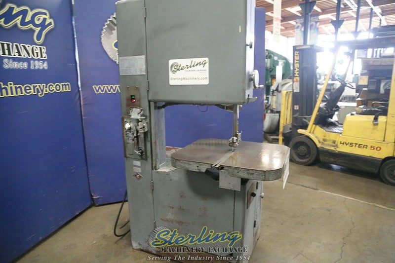 24" Grob #NS24, vertical band saw, #A7065 for Sale | Surplus Record