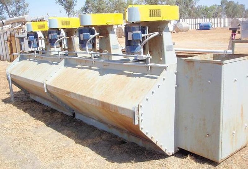 Wemco #66 Standard, Flotation Cells, Bank of 4, Includes feed ...