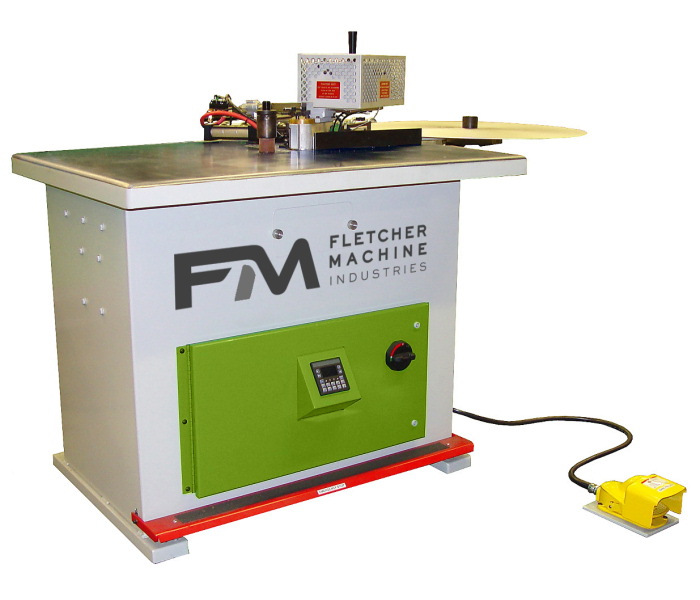 Fletcher Machinery #FM-2000, Contour Edgebander, 0.4 mm to 2 mm banding ...