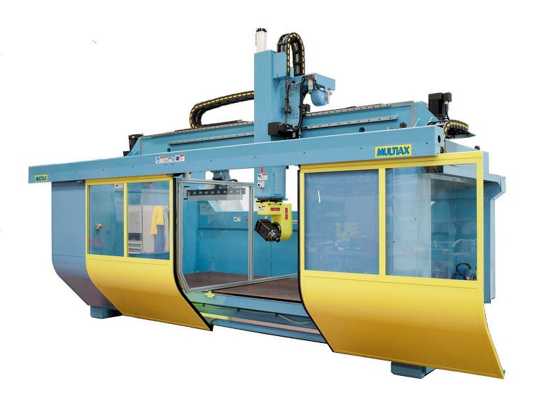 Multiax #P-115-3016, CNC router, 5-axis, 120" X, 62.2" Y, 35.4" Z, 10 ...