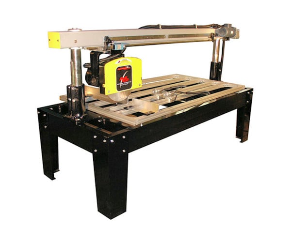 Original #3691-03, Overhead Rail Panel Saw, 20" blade diameter, 7" cut ...