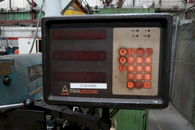 Bridgeport #2J, vertical mill, 9" x42" tbl., 1 -1/2 HP, 30" X, 12" Y ...