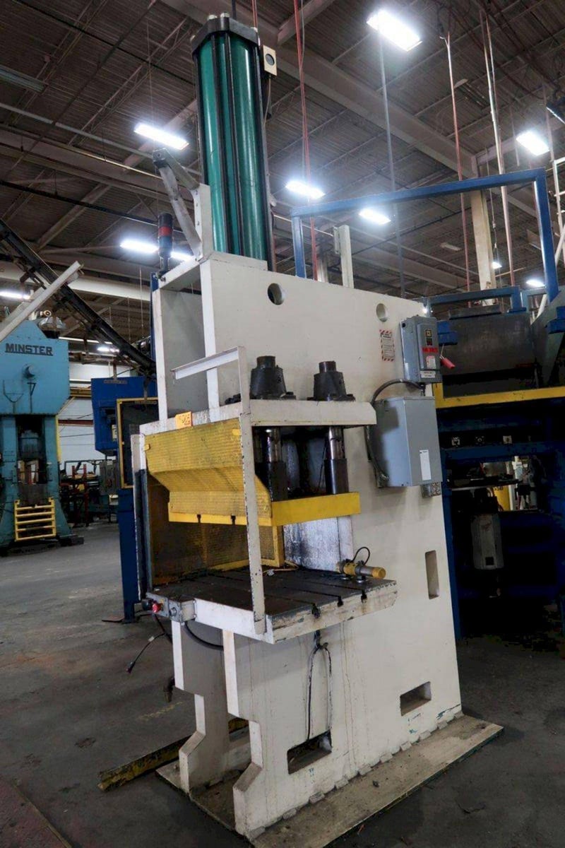 75 Ton, Tox #PCG-75, air press, 7.87 stroke, 12" Shut Height, 40" x28 ...