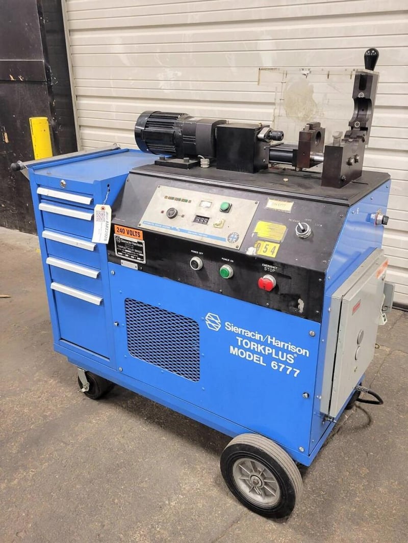 1.5" Sierracin / Harrison Torkplus, roller swager tube end former for ...