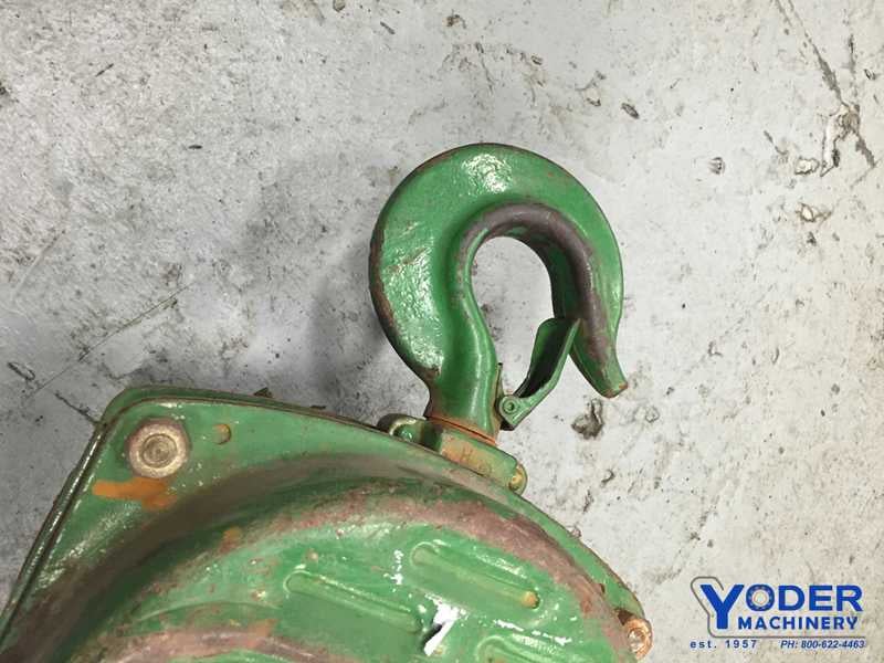 2 Ton, Jet #L-80, manual lift chain hoist, serial 2077, #64131 For Sale ...