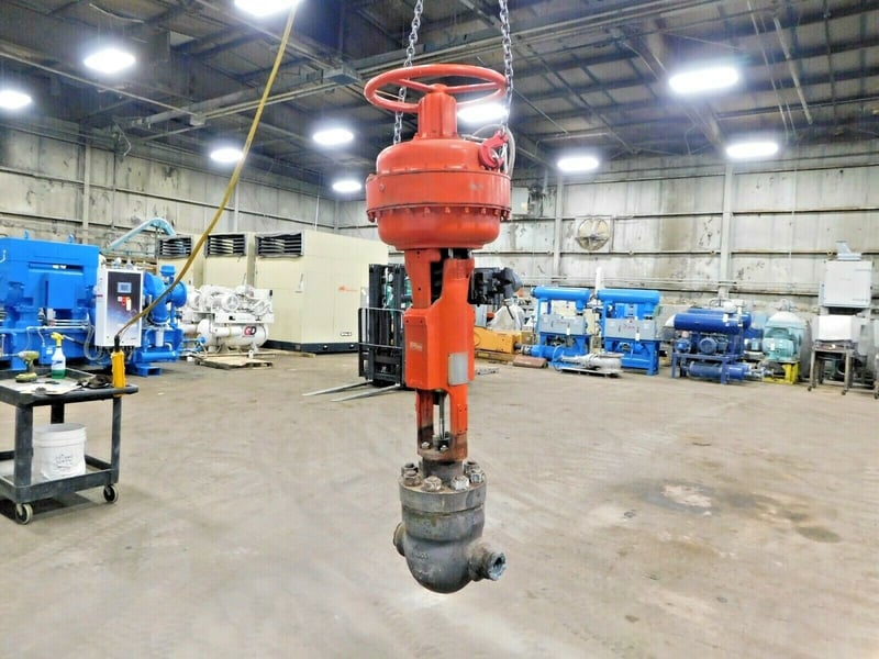 3" Copes / Vulcan / Spx, Globe Valve, class 2500, 4586 flow Lb/hr for ...