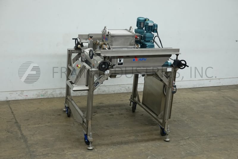 APV #0209/16/1, automatic rotary bar roller press, mounted on 4 leg ...
