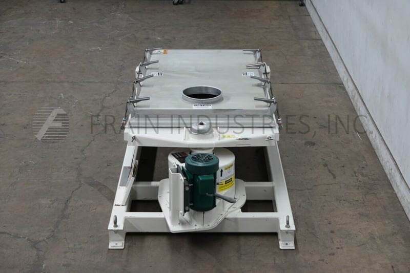 40" x 92" Rotex #3431SANASSL, vibratory, rectangular single deck sifter ...