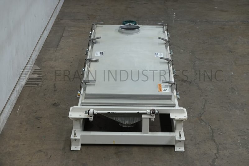 40" x 92" Rotex #3431SANASSL, vibratory, rectangular single deck sifter ...