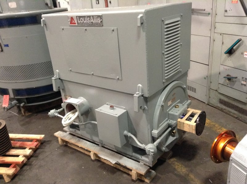 700 HP 3600 RPM Louis Allis, Frame 7110CS, WPIBX-SB, used looks rebuilt ...