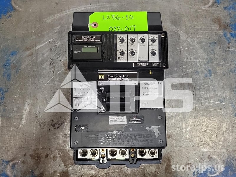 Square D Lx I-line Mccb Micrologic Series B Lsig, 600 Amps Ampacity for ...