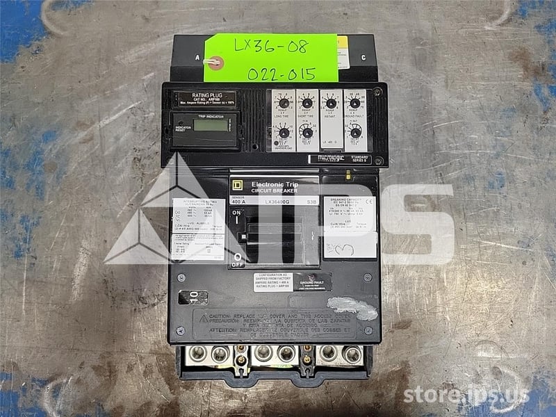 Square D Lx I-line Mccb Micrologic Series B Lsig, 400 Amps Ampacity for ...