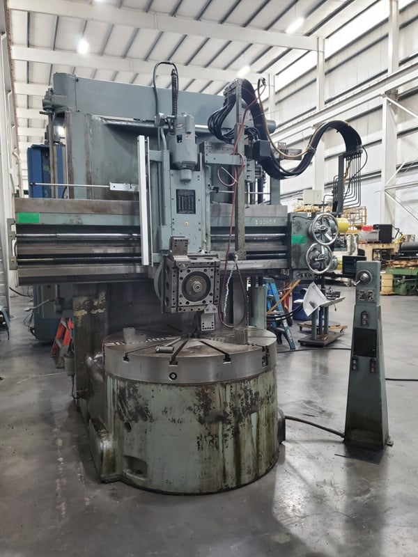 Bullard #Cutmaster, vertical turret lathe, 54" chuck, 62" swing, Newall ...
