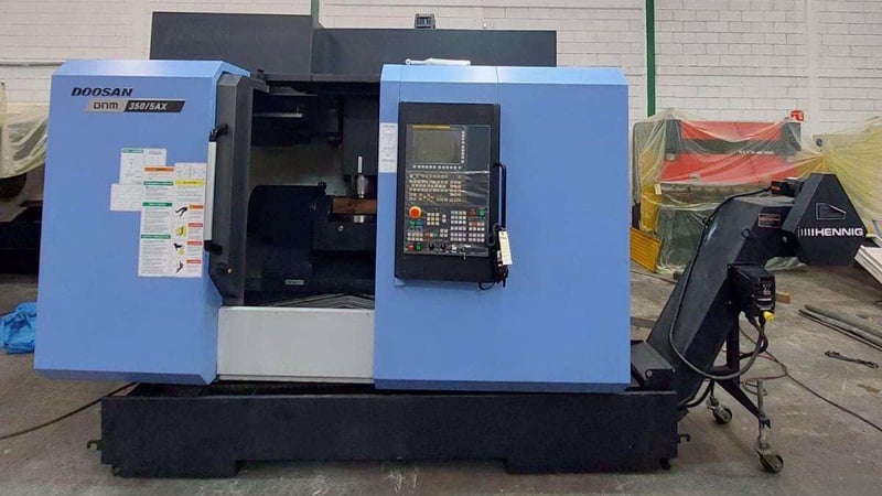 Daewoo Doosan #DNM-350-5AX, CNC vertical machining center, 60 automatic ...