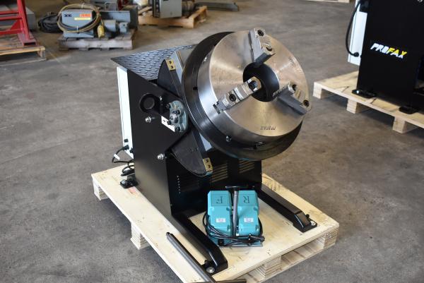 500 lb. Profax #WP-500, welding positioner, 16" WPC-16 chuck, power ...